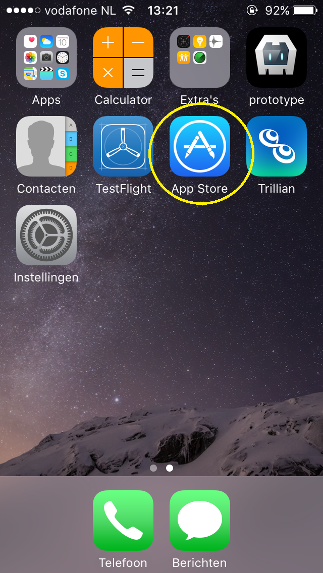 Installing the app (iPhone/iPad/Android)